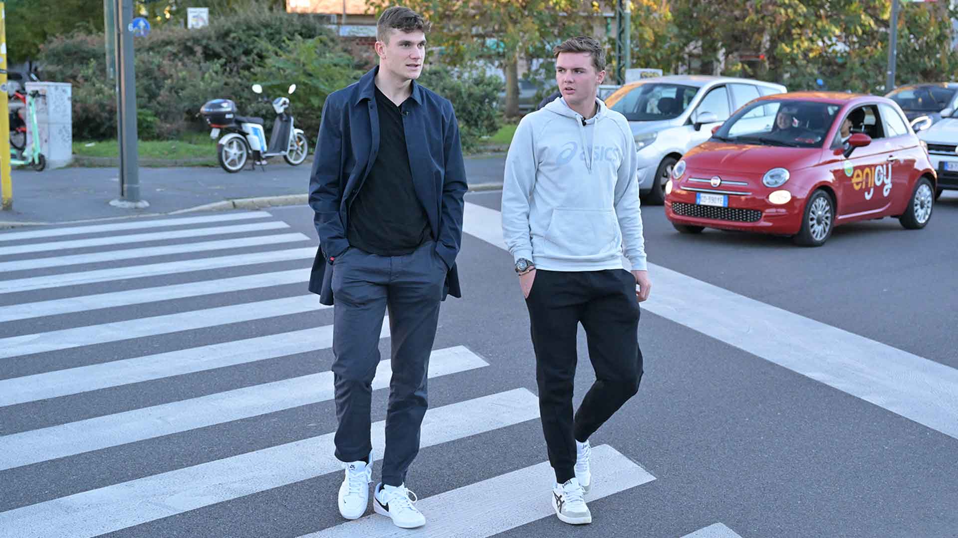 Draper Stricker Milan 2022 City Walk | Next Gen ATP Finals | Tennis